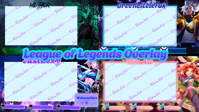 Create a cool league of legends overlay for your stream by Mooe_san ...