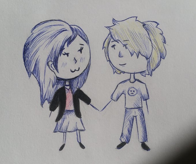 Draw a scuffed cute doodle of anything you want by Godaci | Fiverr