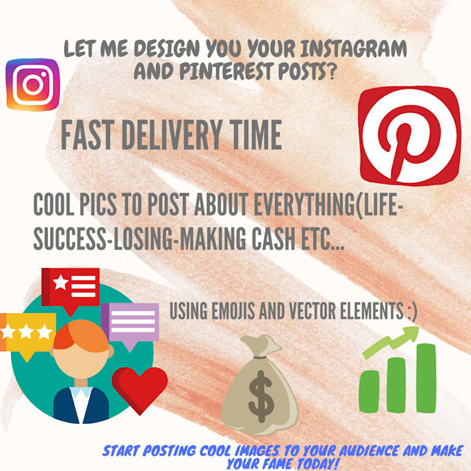 Create ig and pinterest motivation posts for your audience of less than ...