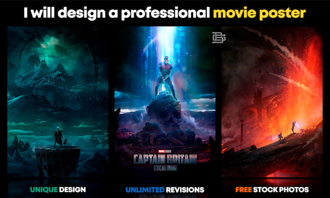 Design a professional movie poster by Gerardo_bou | Fiverr