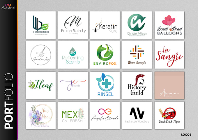 Design modern minimalist logo design by Angelaestrada | Fiverr