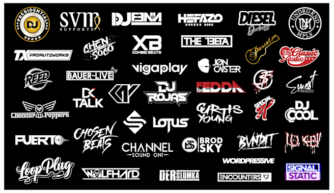 Design custom dj, music, luxury, band, rap and brand logo by Mariam ...