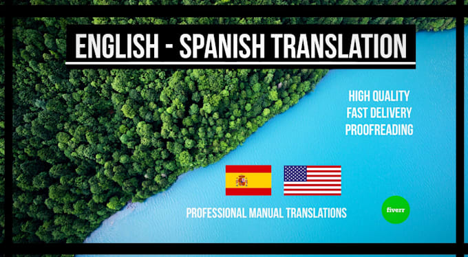 Translate english to spanish and vice versa by Rosche100 | Fiverr