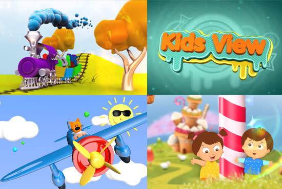 Make unique kids youtube intro video best logo animation by Nurhossen ...