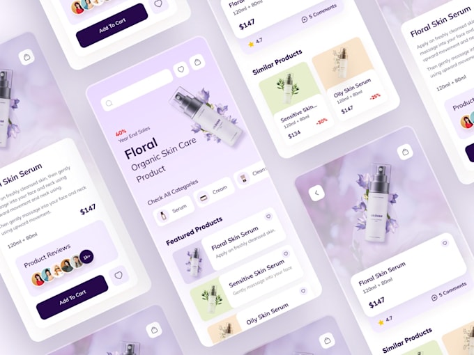 Premium mobile app ui by Hashimali372 | Fiverr