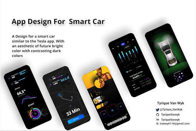 Design your app or website by Tyriquevanwyk | Fiverr