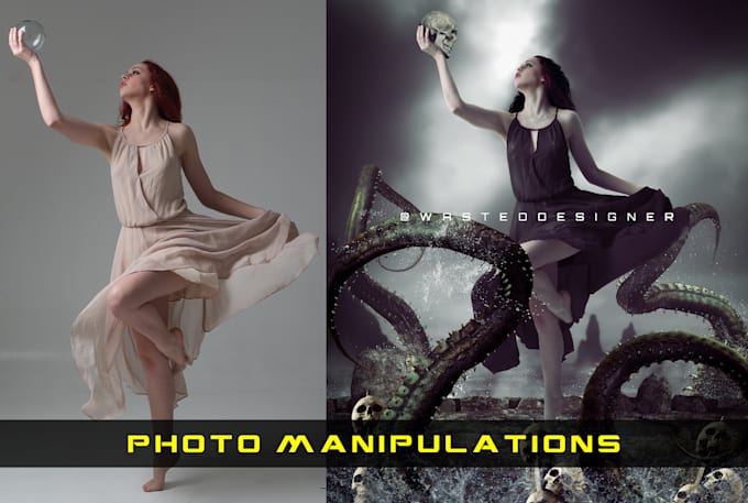 Do professional photoshop manipulations and compositions by Wasteddesigner | Fiverr