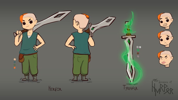 Draw your oc or any characters in my style by Bybase | Fiverr