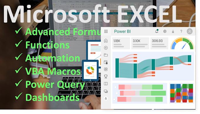 Be your microsoft excel, dashboard, vba, power bi expert by Easyelectronic | Fiverr