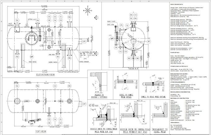 Do design calculations of pressure vessels by Rama_mechdesign | Fiverr