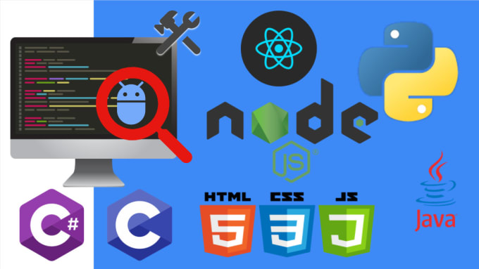 Edit or fix bugs, errors, or issues in html css bootstrap node js react ... Edit or fix bugs, errors, or issues in html css bootstrap node js react ...
