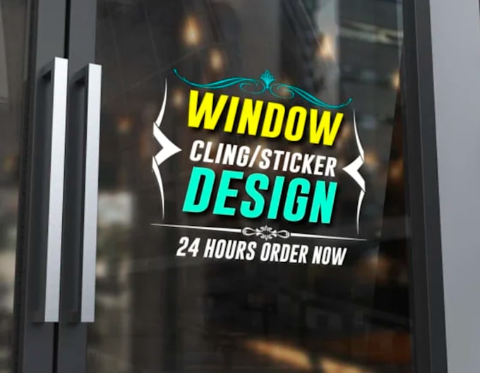 Create eye catching shop front or storefront window graphics vinyl ...