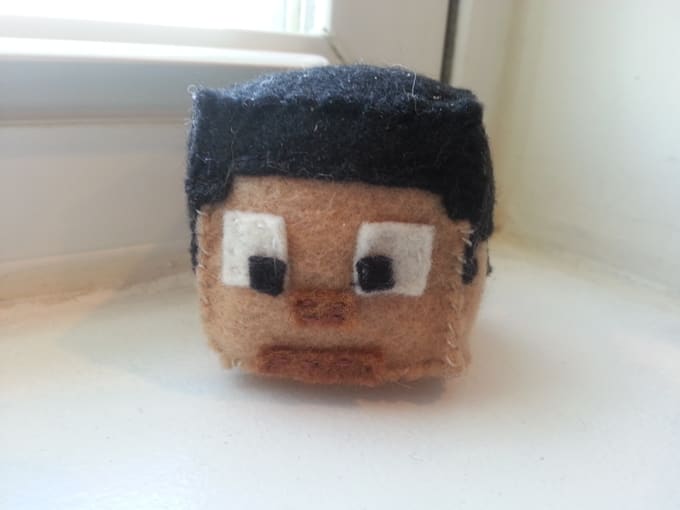 Make you a stuffed head of your minecraft player by Jaxcap | Fiverr