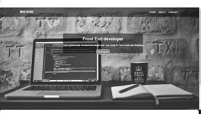 Make you a simple landing page from scratch with html and css by ...