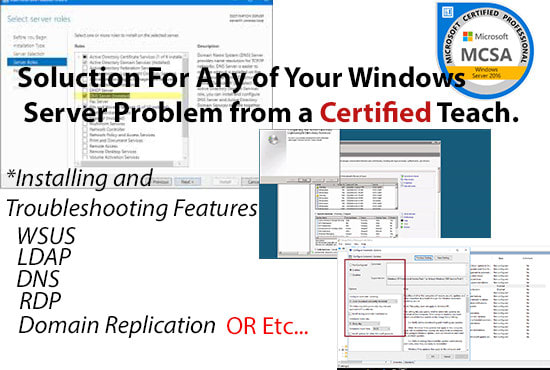 Configure windows server, troubleshoot, and install server features by ... Configure windows server, troubleshoot, and install server features by ...