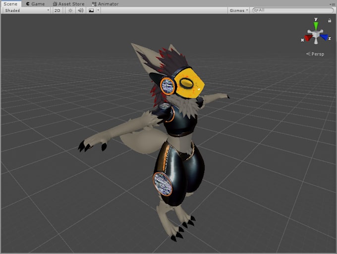 Texture your nicoreda protogen model by Thebluejello | Fiverr
