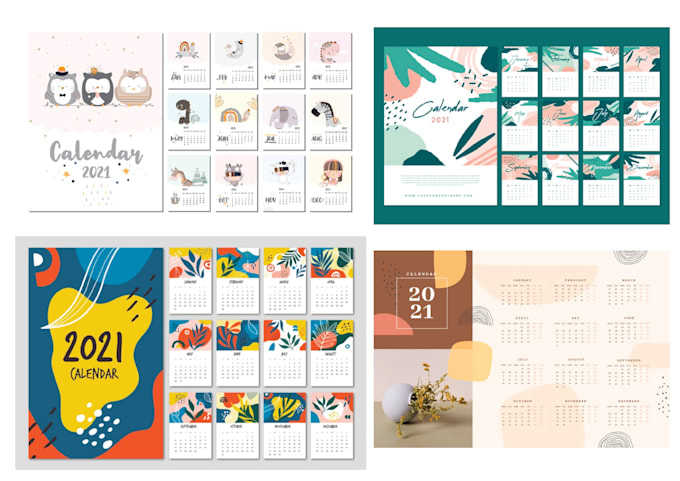 Create most beautiful calendars by Kulsumnaqvi | Fiverr