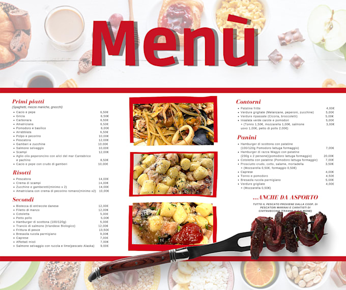 Create a professional restaurant menu design by Illaryf | Fiverr