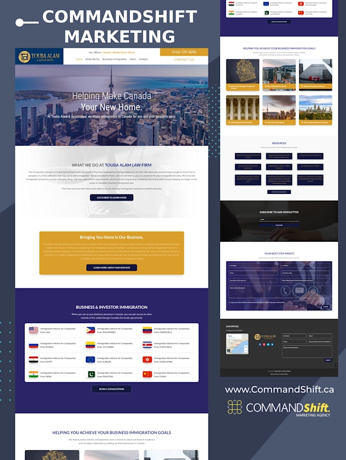 Design a jaw dropping mockup for your landing page or website by ...