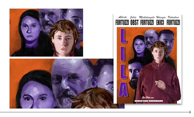 Digitally draw you a unique movie poster by Leonrmrt | Fiverr