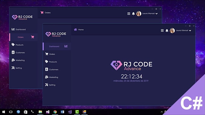 Design ui for your c sharp windows form project by Mohamed_usman | Fiverr
