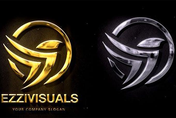 Design modern realistic 3d gold,metal effect logo by Moubiswas16 | Fiverr