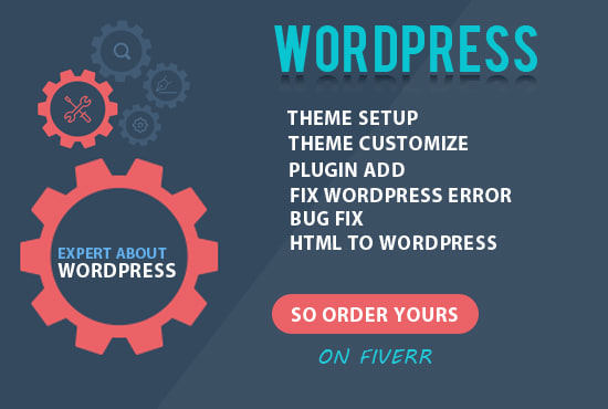 Fix wordpress error, customize theme and make wp website by Earfan | Fiverr