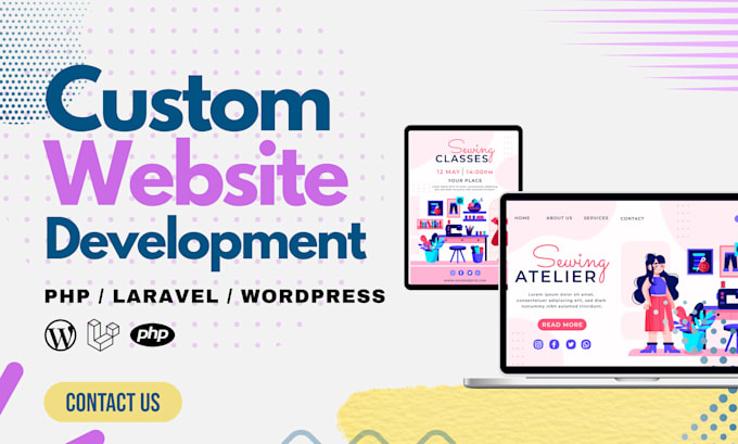 Develop professional websites using laravel, php, and wordpress by ...