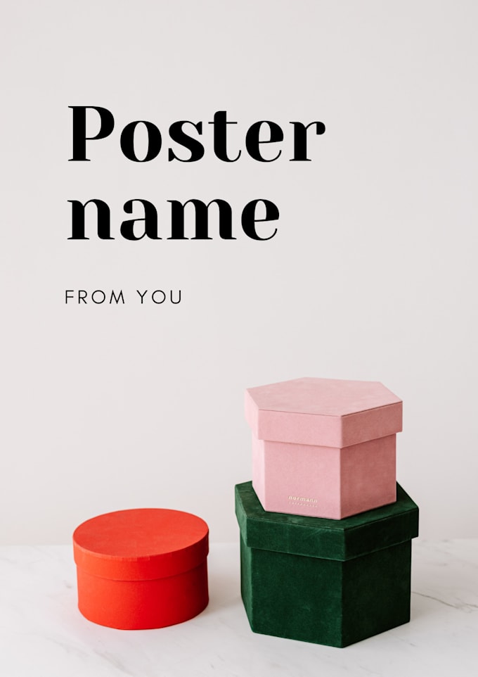 Create a basic poster design by Wanwuhan | Fiverr