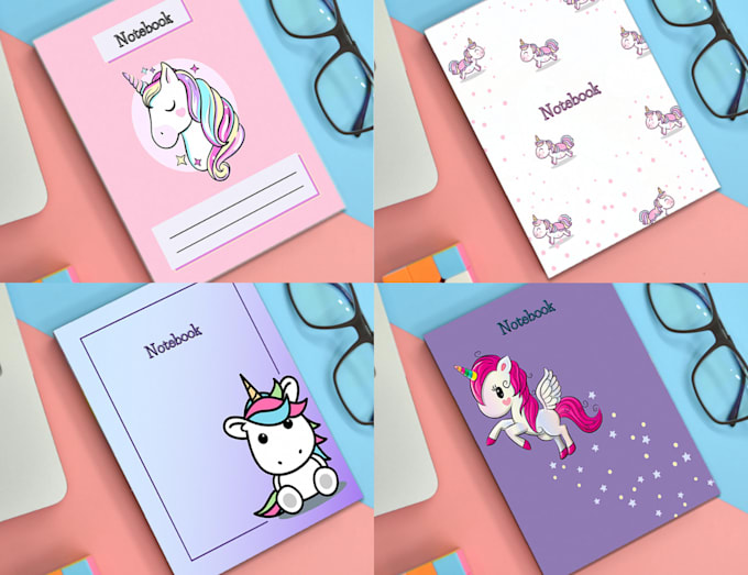 Design cute and attractive kids notebook cover by Fariarivu | Fiverr