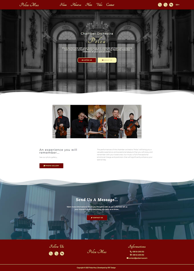 Create responsive websites in html, css, javascript, php by Prof_dj0 ...