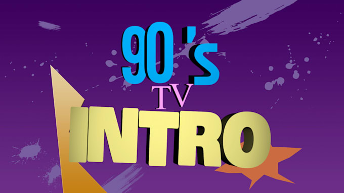 Create a retro 80s 90s tv intro by Eusermedia | Fiverr