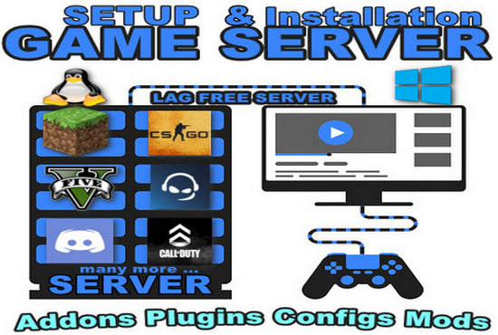 Install or manage game server in windows or linux by Eztutz | Fiverr