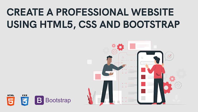 Create professional website using html css and bootstrap by Rbnd20 | Fiverr