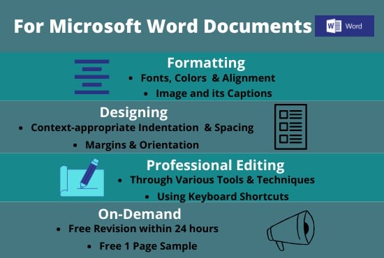 Format, design, redesign and improve microsoft word documents by ...