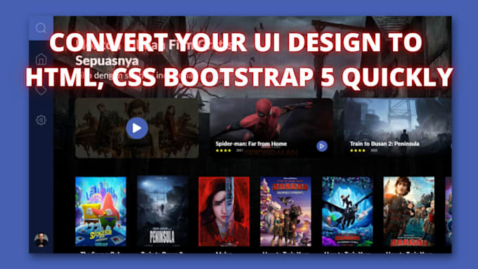 Convert xd,psd,sketch,figma,etc to html, bootstrap 5, css by ...