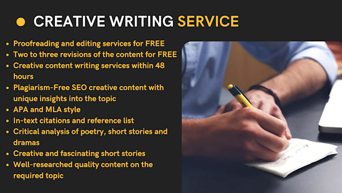Provide a creative content writing service by Metajamul | Fiverr