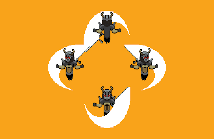 Design your pixelart 4 directional character by Davidfilus | Fiverr