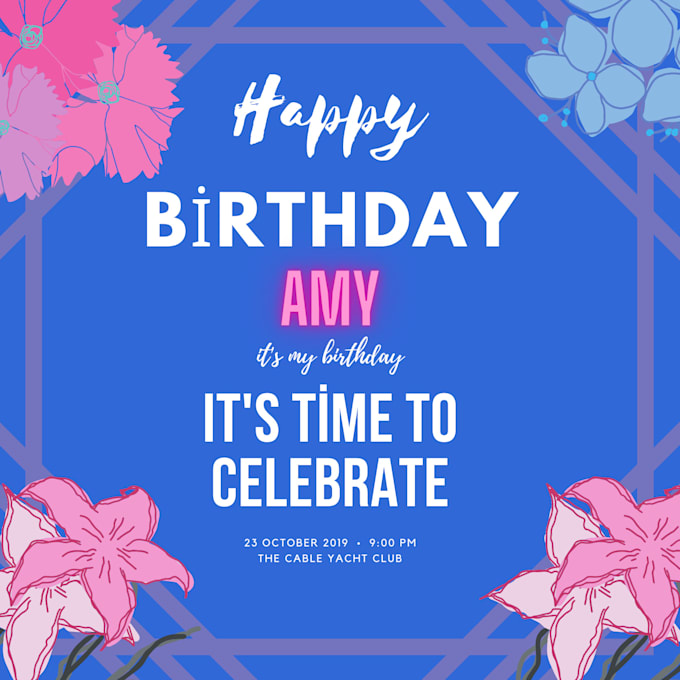 Designe your celebrate cards for birthdays or special occasions by ...