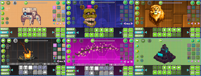 Make pixel arts for geometry dash by Max__pro | Fiverr