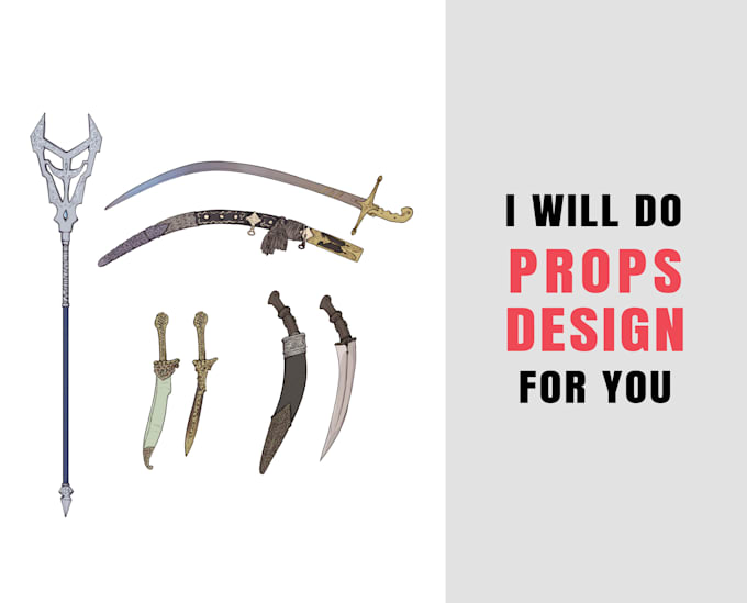 Do prop design for you by Eleschembari | Fiverr