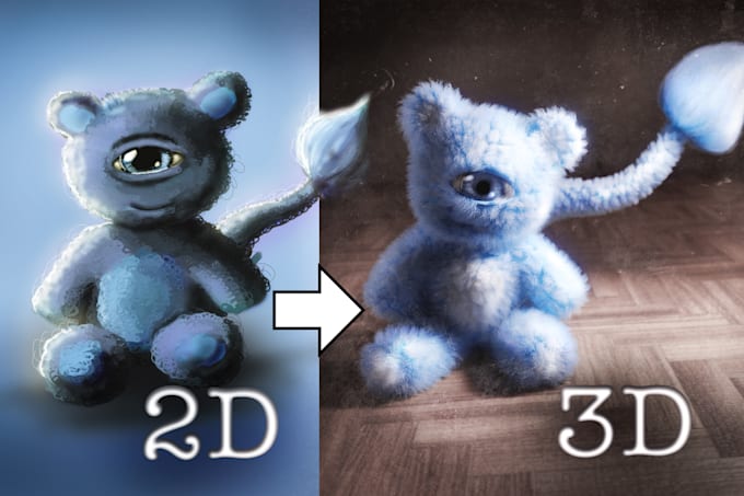Create a full 3d creature based on your concept by Codingjay | Fiverr