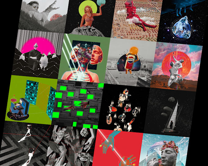 Design a collage artwork for your album cover art or single by Gilbert ...