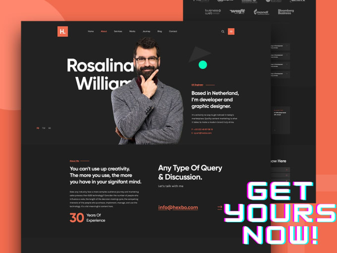 Design Your Business Or Portfolio Website By Solotalha Fiverr