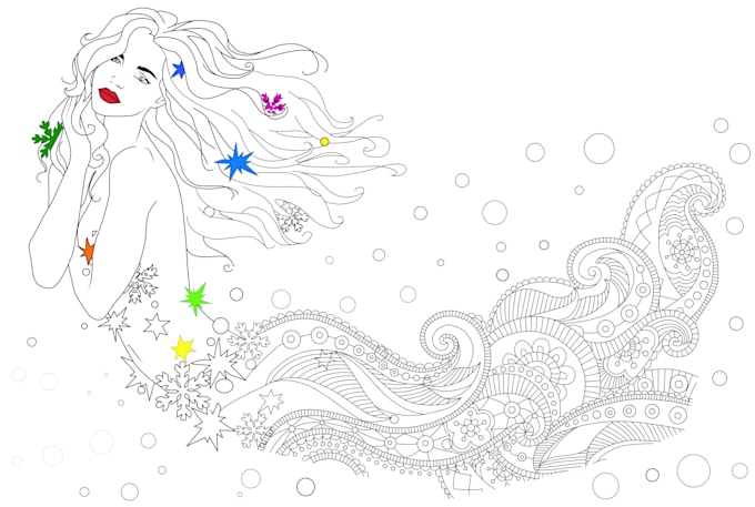 Do coloring book pages for children and adults by Eshrat52 | Fiverr