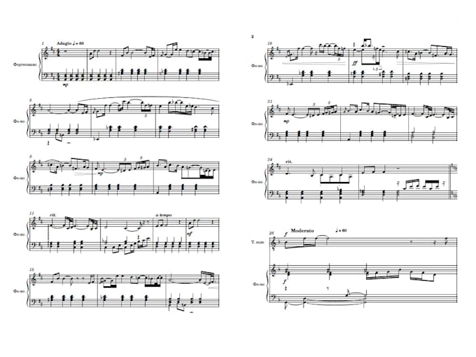Make a professional score transcription of any complexity by Tigramuse ...