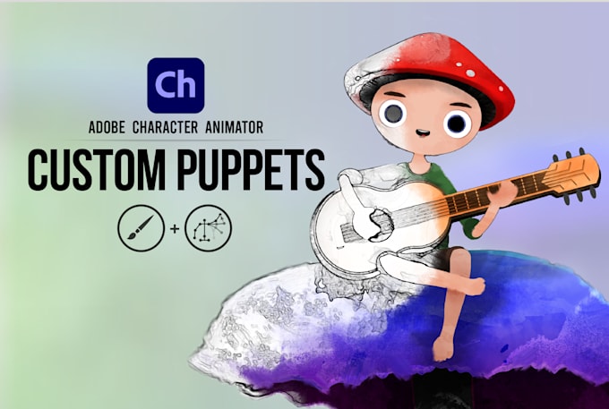 Illustrate custom puppets for adobe character animator by Tobiandre ...