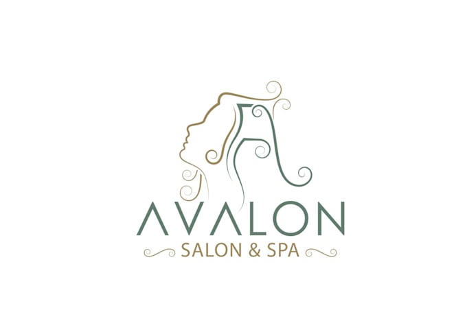 Design high quality modern salon and spa logo with editable vector ...