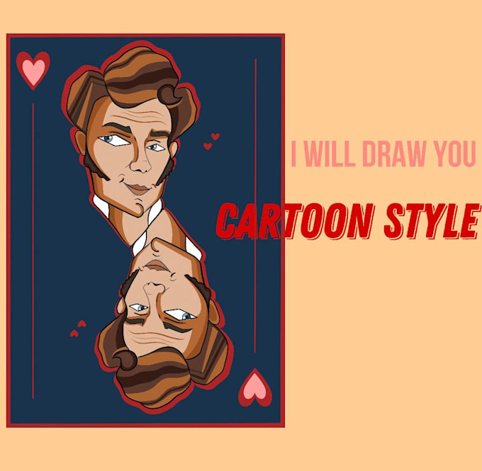 Draw portrait in my cartoon style by Ana_arty_ | Fiverr