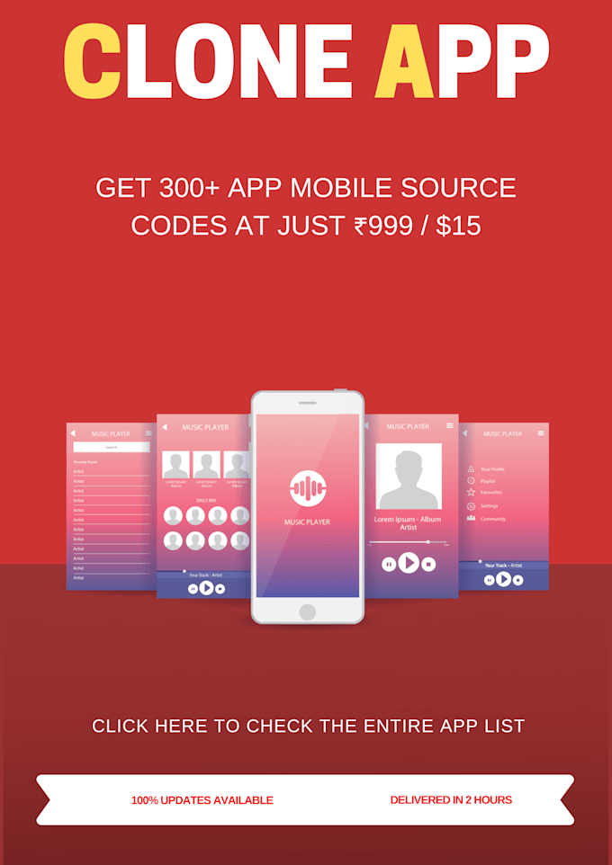 Provide you with 300 mobile apps and 120 game source codes, starting at ...